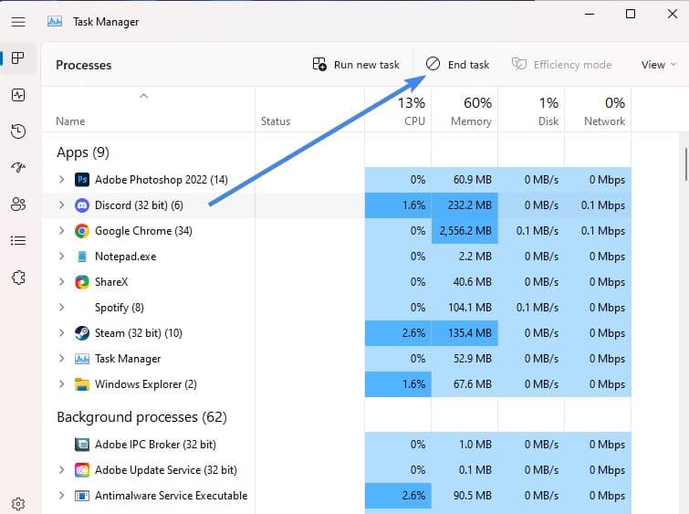 6 formas de solucionar el problema de uso de la CPU de Discord High en Windows 11 - Geek Global
