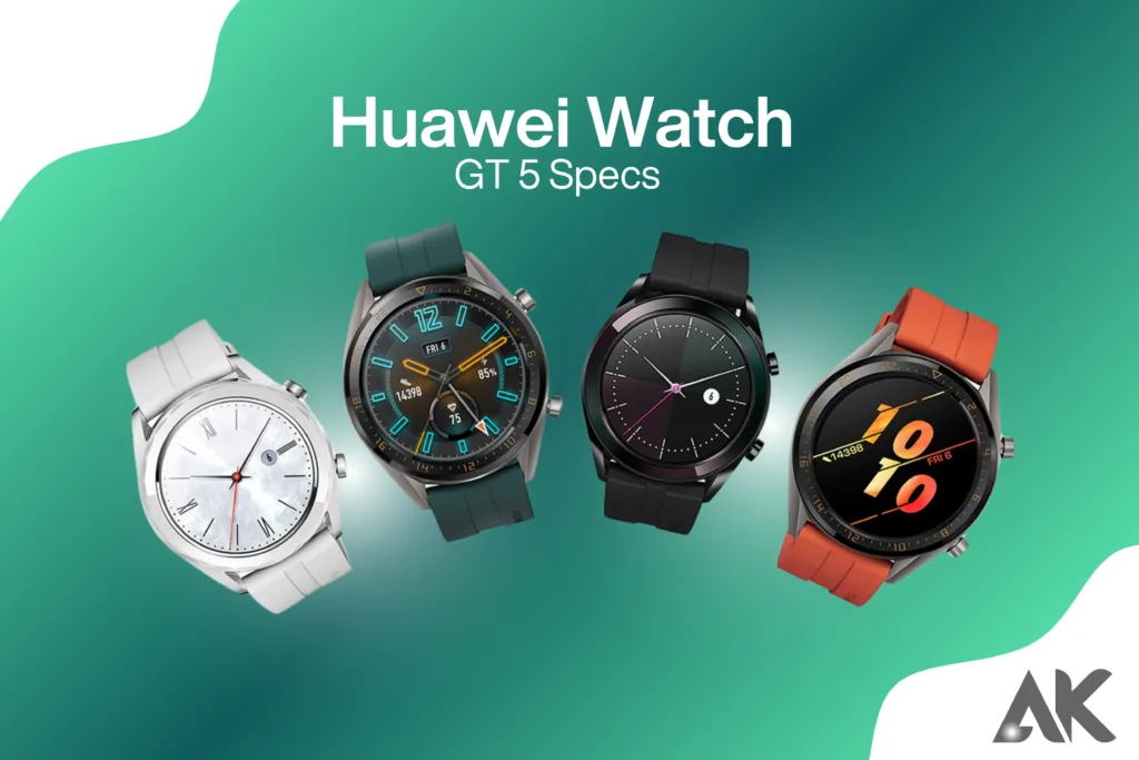 El poder detrás de Huawei Watch GT 5 Especificaciones: Redefinir la excelencia de Smartwatch ...