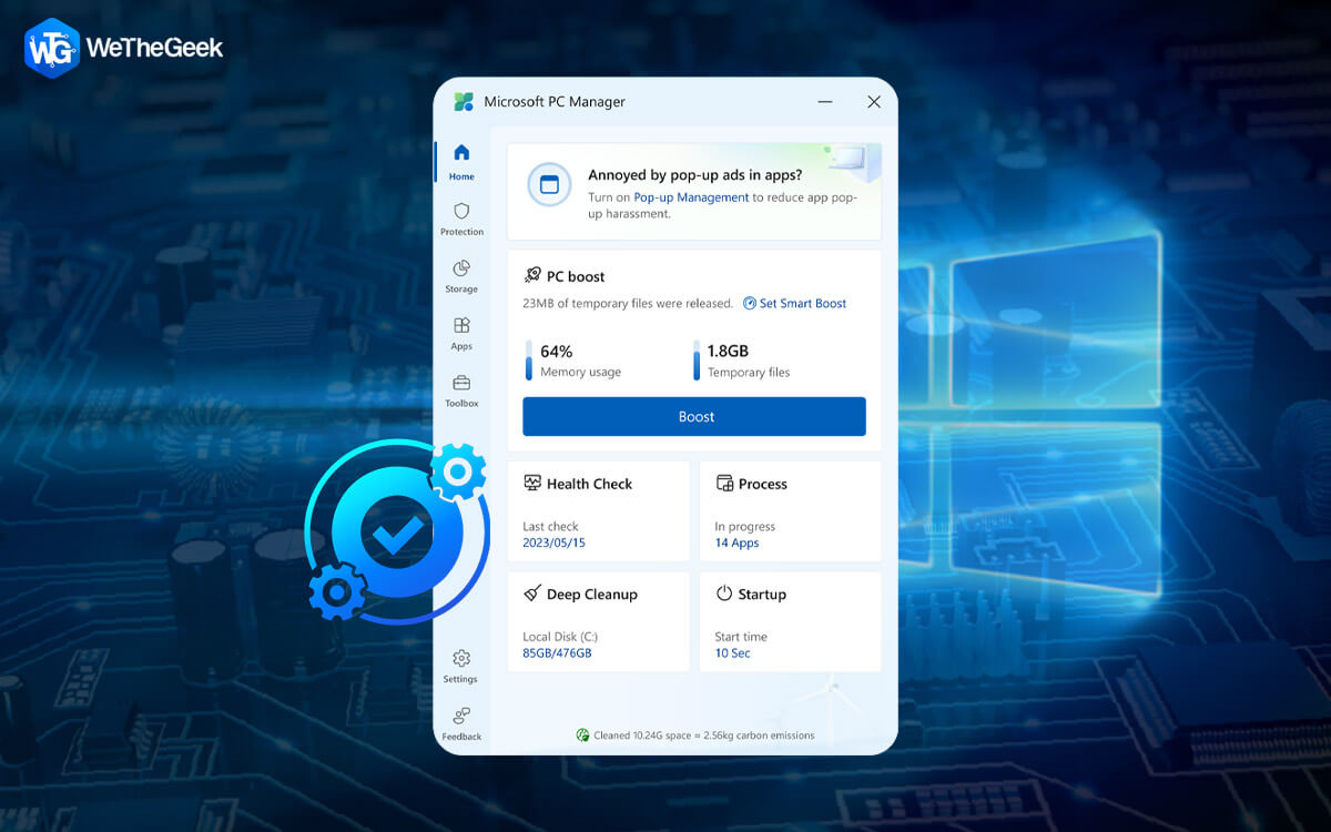 Cómo usar Microsoft PC Manager para optimizar Windows - Geek Global