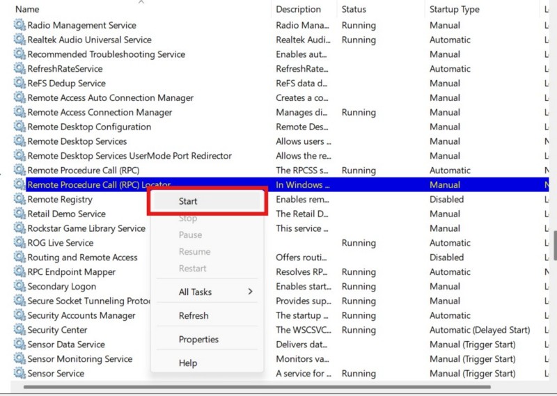 Cómo solucionar el error El servidor RPC no está disponible en Windows 11 - Geek Global