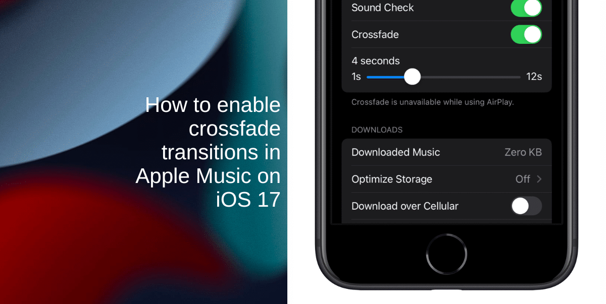 Cómo habilitar las transiciones de fallas cruzadas en Apple Music en iOS 17 - Geek Global