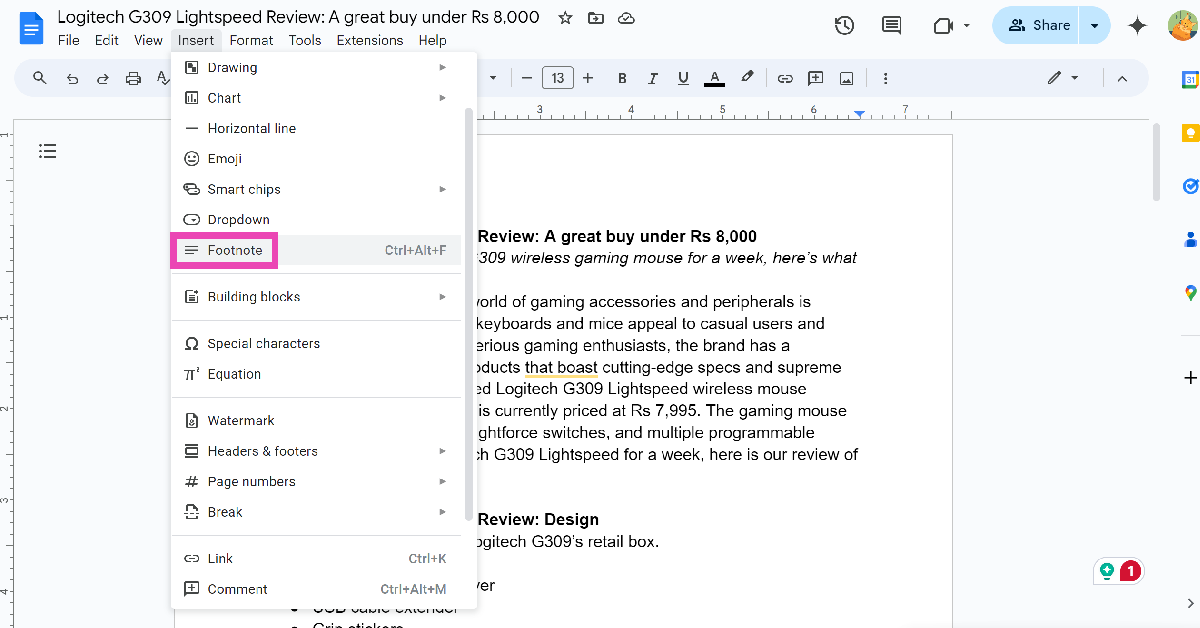 Cómo agregar notas al pie en Google Docs (2024) - Geek Global