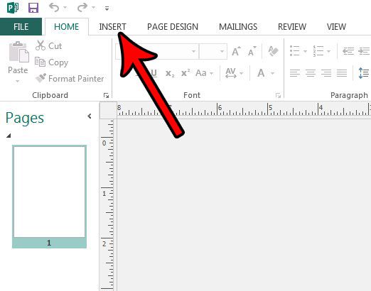 Cómo insertar un cuadro de texto en Microsoft Publisher 2013 - Geek Global