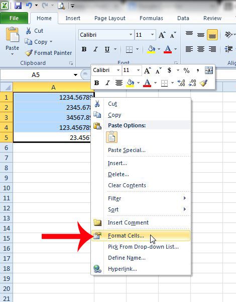 Cómo redondear a un lugar decimal en Excel 2010 - Geek Global