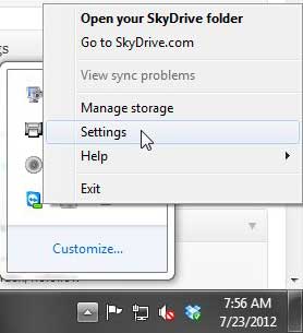 Cómo desactivar una carpeta de SkyDrive local - Geek Global