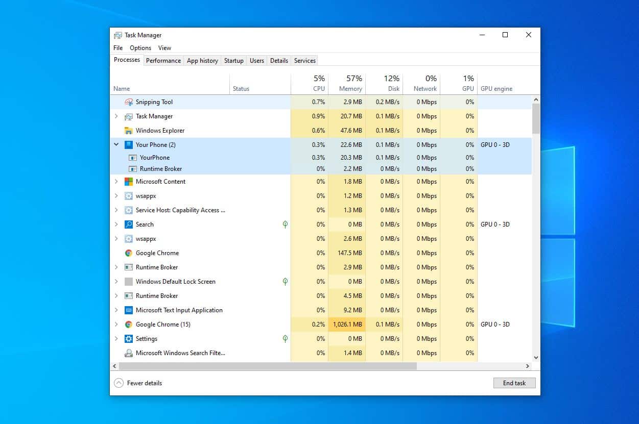 Il tuo processo.exe in Windows 10, che cos'è questo, dovrei disabilitare il tuophone.exe? - Geek ...