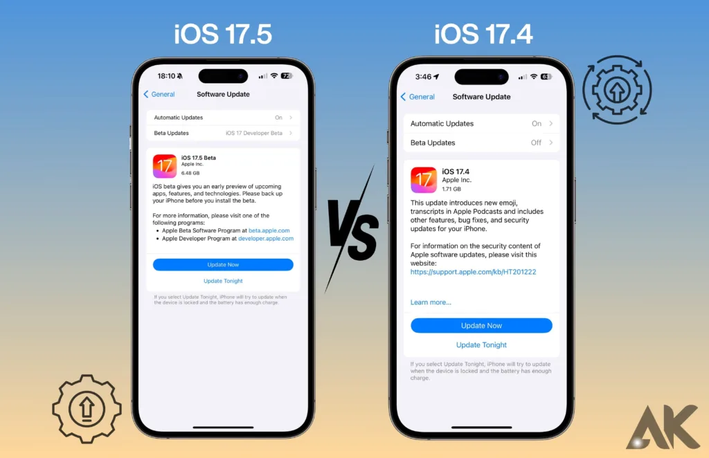 Confronto degli aggiornamenti: iOS 17.5 vs iOS 17.4 - Cosa è cambiato? - Geek Global