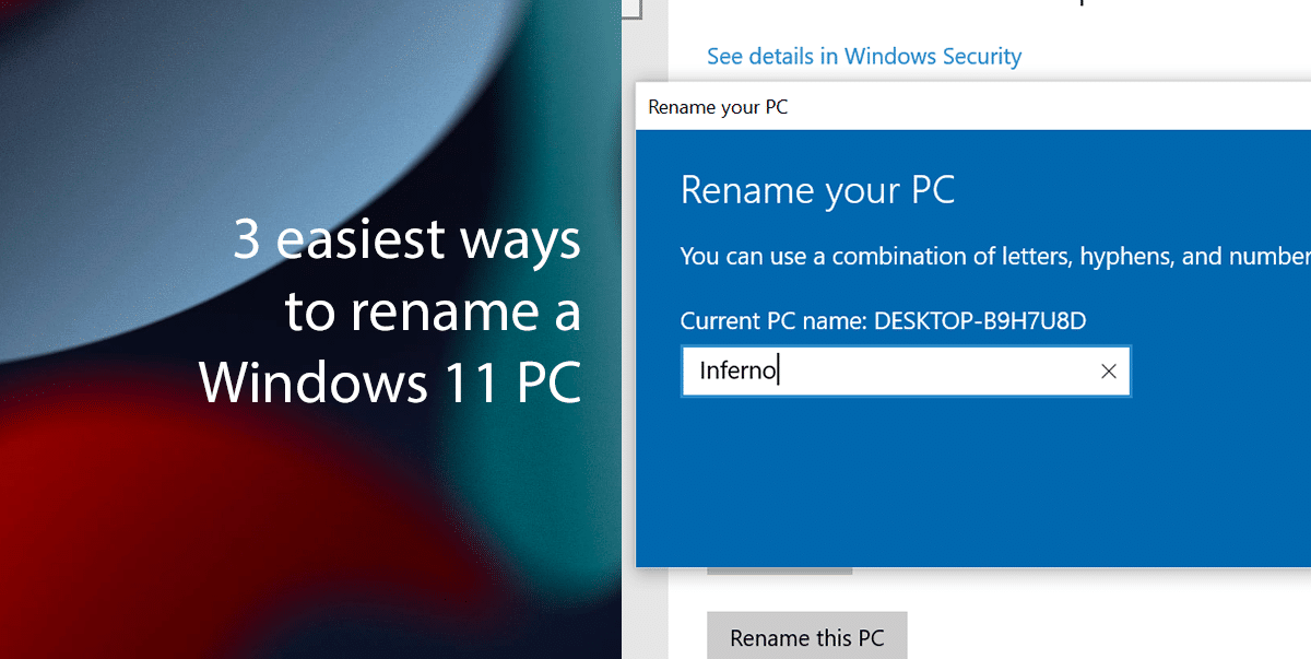 3 modi più semplici per rinominare un PC Windows 11 - Geek Global