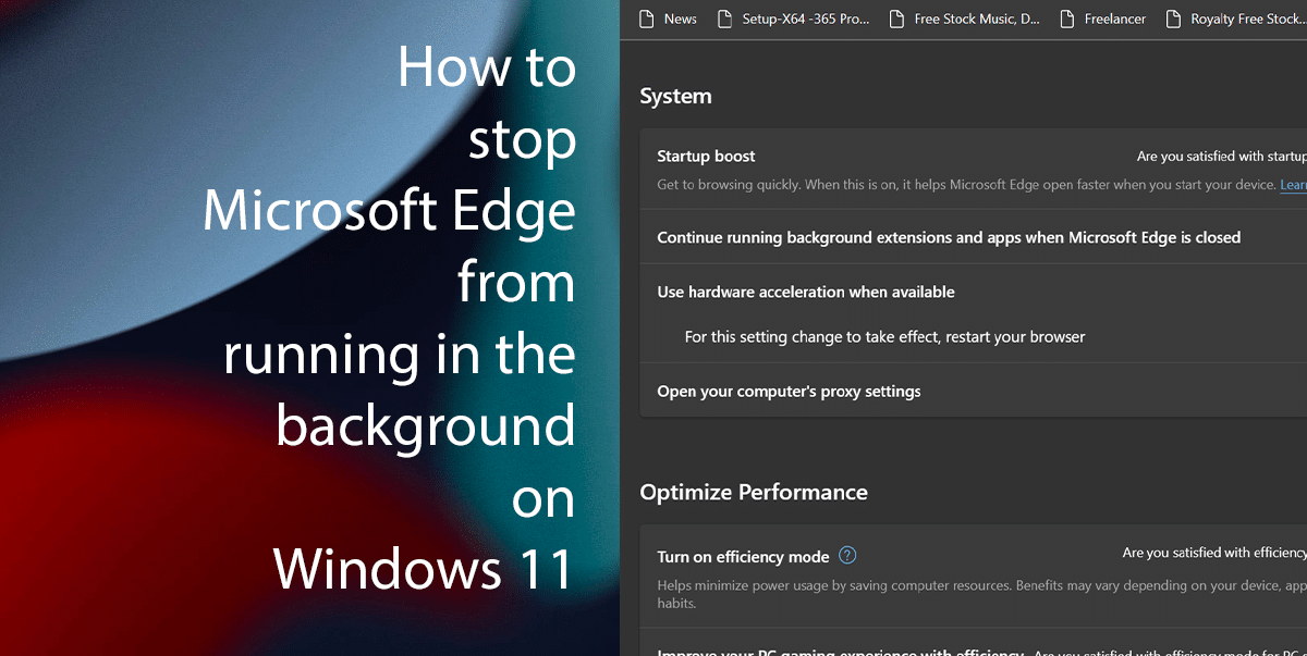 Come impedire l'esecuzione di Microsoft Edge in background su Windows ...