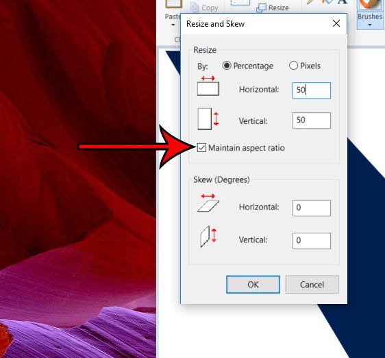 Come ridimensionare l'immagine in vernice - Geek Global