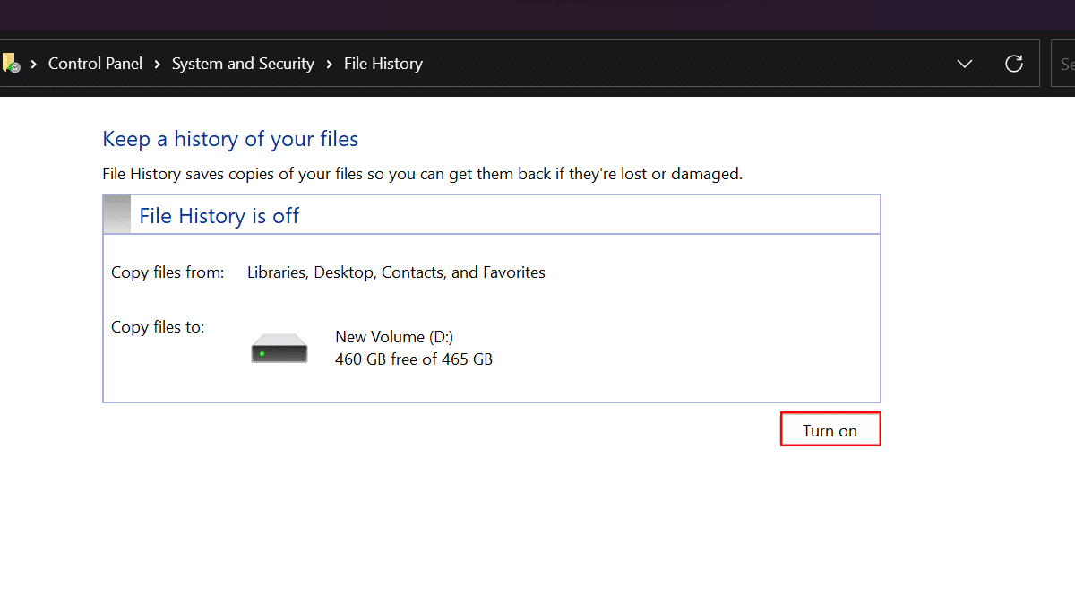 Como configurar o backup do histórico de arquivos no Windows 11 - Geek ...