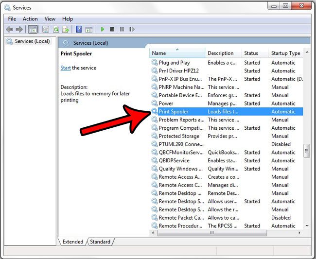 Como iniciar o spooler de impressão no Windows 7
