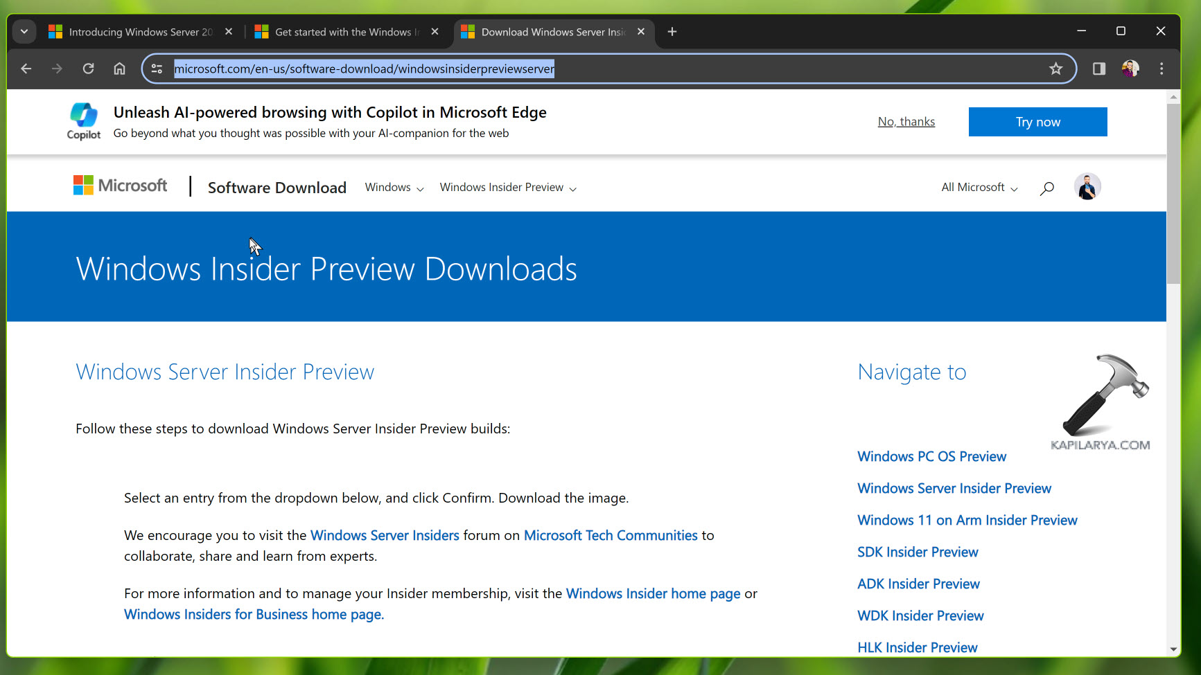 Cum se descarcă fișierul ISO Windows Server 2025 - Geek Global