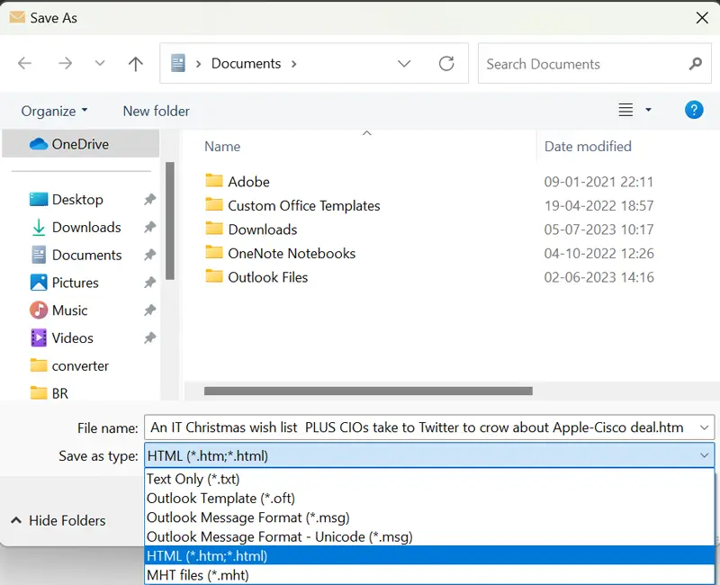 Comment convertir EML au format HTML? - Guide de conversion gratuit ...