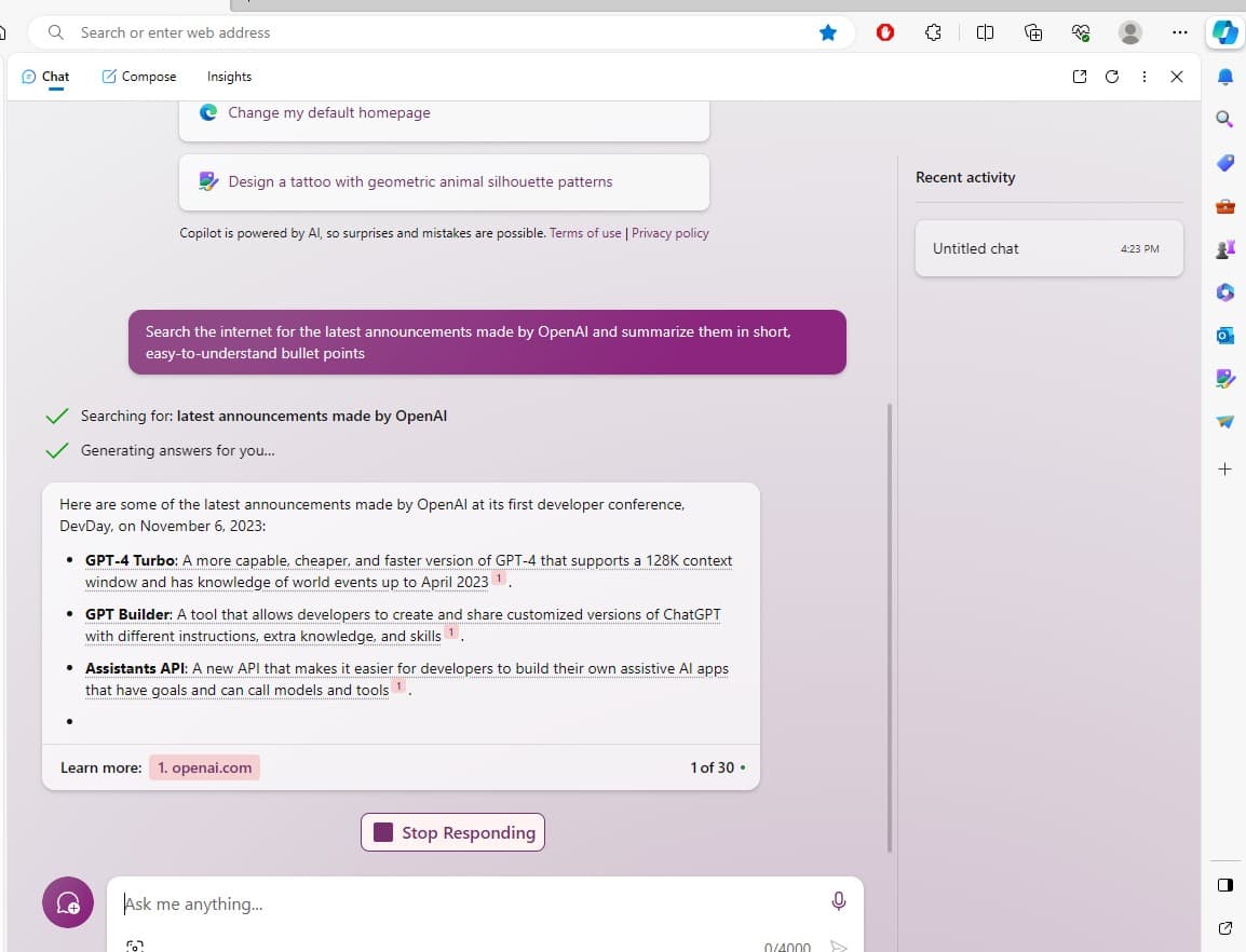 Comment utiliser le chatppt-4 gratuitement sur Windows 11 (guide) - Geek Global