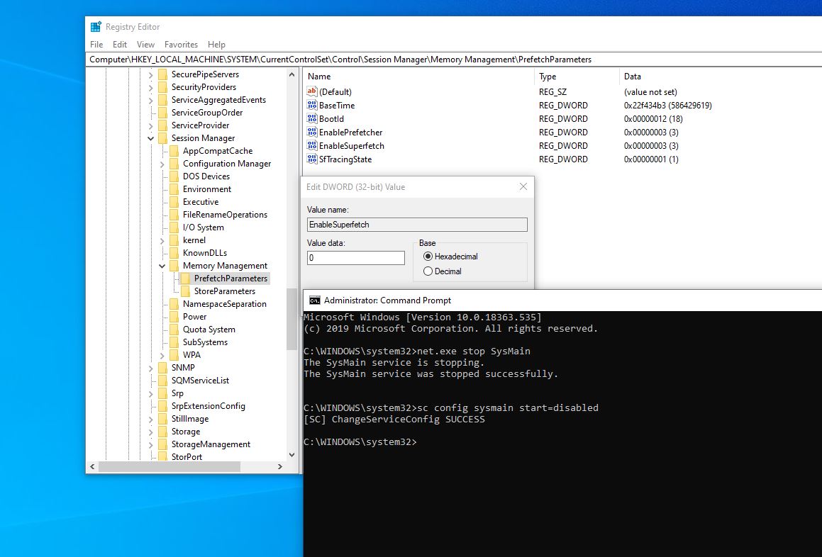 Sysmain High CPU ou Utilisation du disque devrais-je le désactiver? - Geek Global
