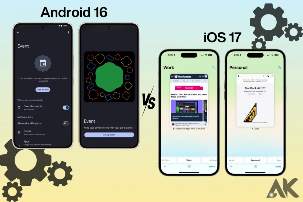 Android 16 vs iOS 17: une comparaison complète des systèmes d'exploitation mobiles - Geek Global