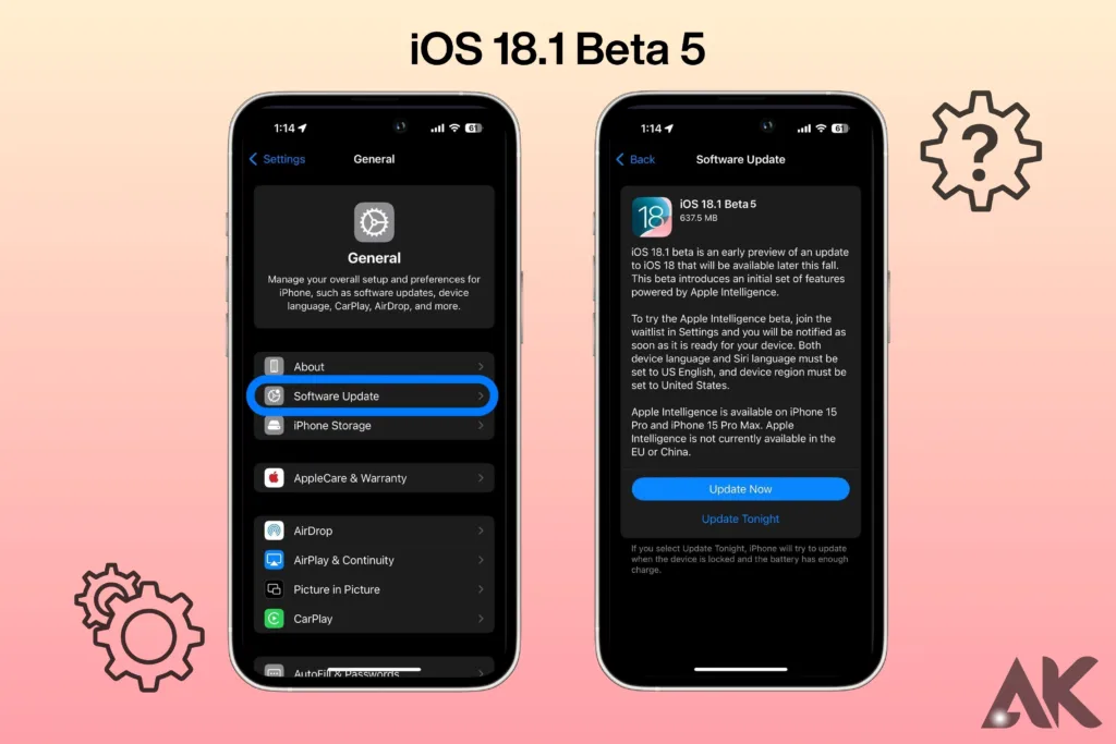 Guide étape par étape: comment installer iOS 18.1 Beta 5 sur votre iPhone - Geek Global