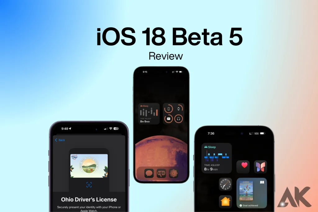 IOS 18 Beta 5 Review: dévoiler le prochain niveau d'innovation - Geek Global