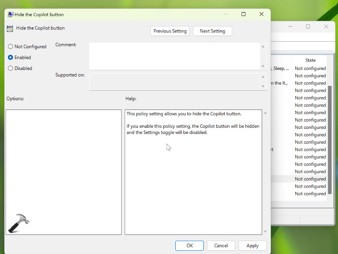 Ajouter ou supprimer le bouton Windows Copilot dans la barre des tâches ...