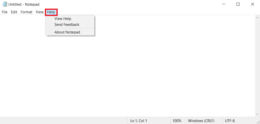 Obtenez de l'aide avec le bloc-notes dans Windows 10 - Geek Global