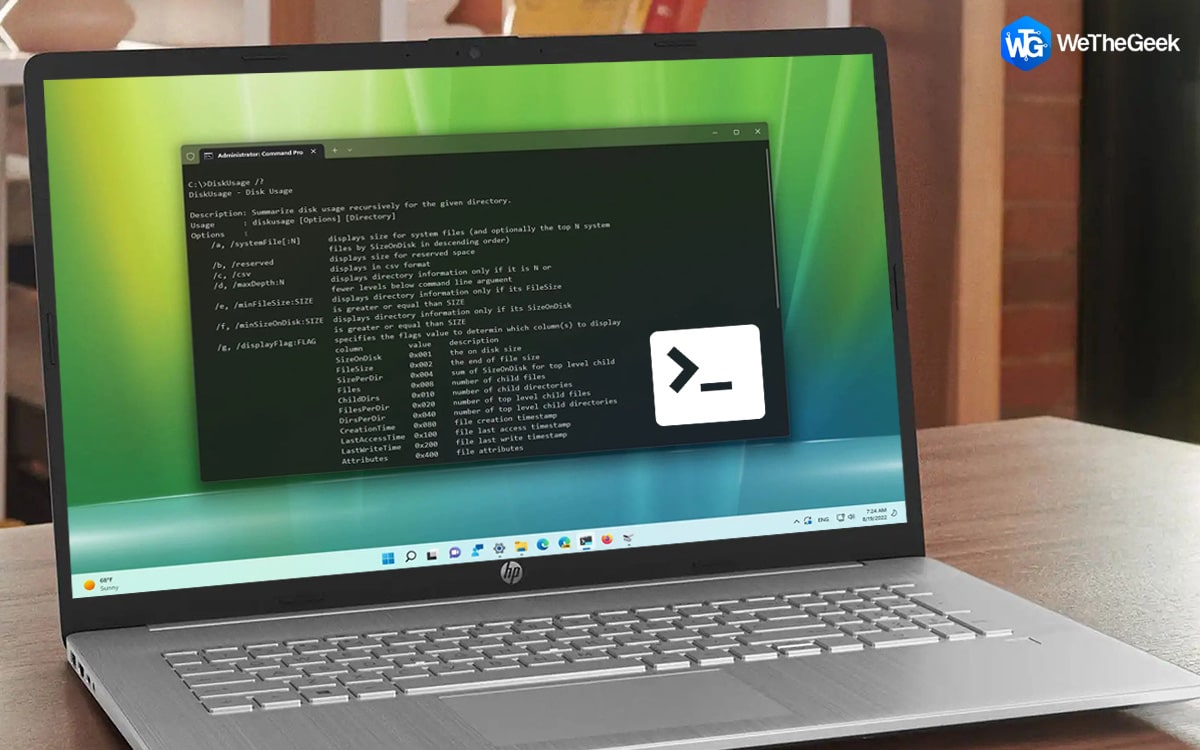 Comment utiliser la commande DiskUsage pour analyser l'espace disque sous Windows - Geek Global
