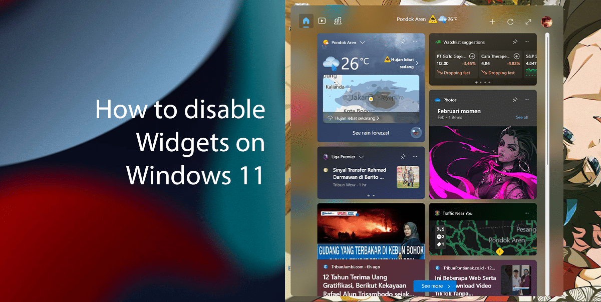 Comment désactiver les widgets sur Windows 11 - Geek Global