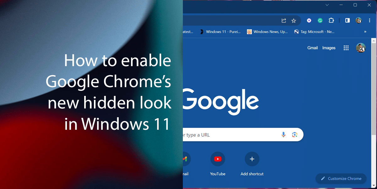 Comment activer le nouveau look caché de Google Chrome dans Windows 11 - Geek Global