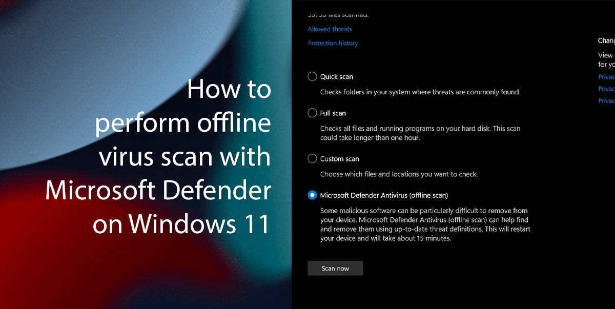 Comment effectuer une analyse de virus hors ligne avec Microsoft Defender sur Windows 11 - Geek ...