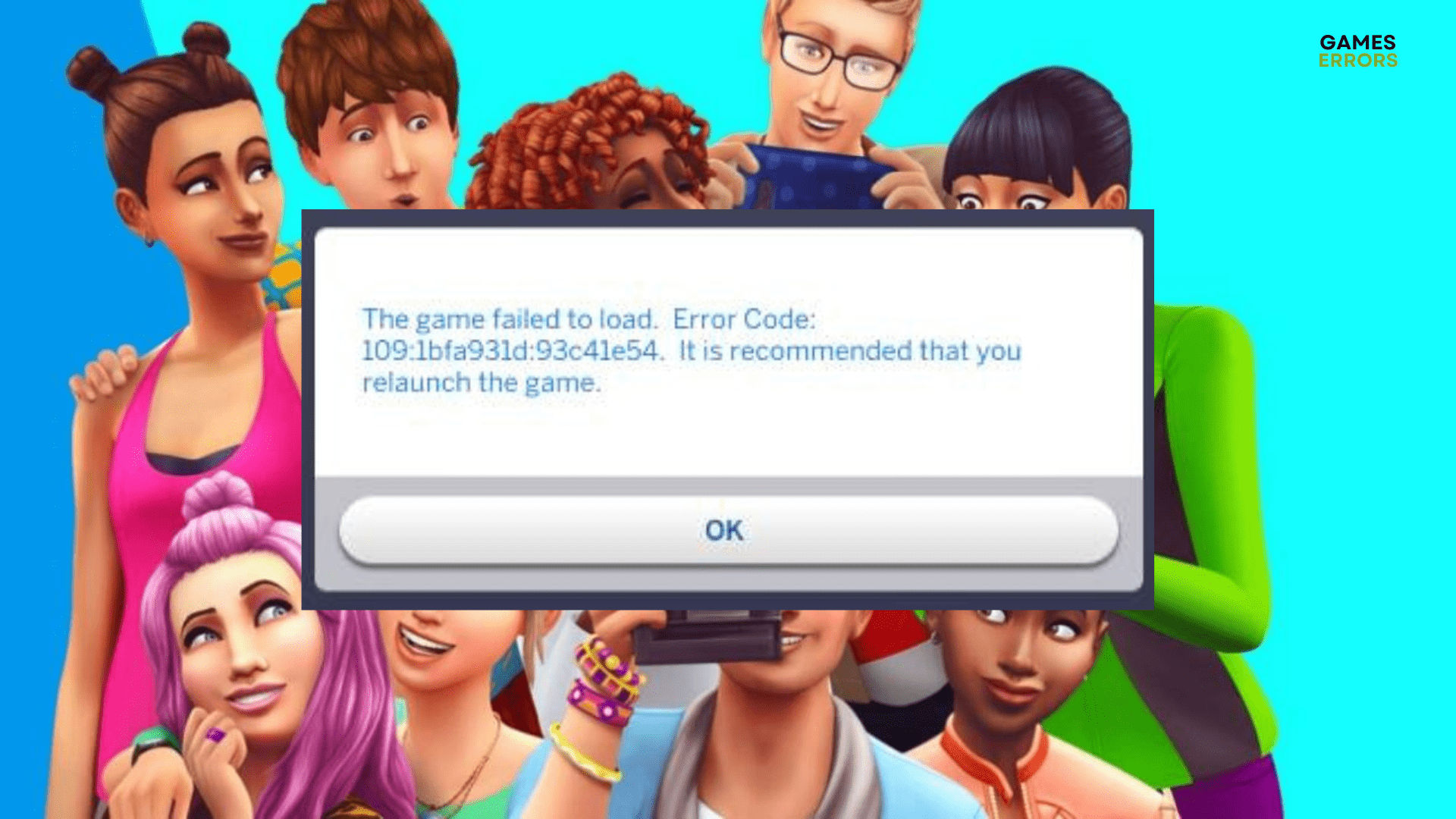 Le jeu Sims 4 n'a pas réussi à se charger: code d'erreur 109 [FIX]