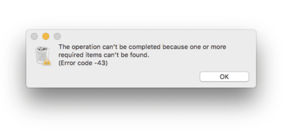 codes d'erreur macOS et ce qu'ils signifient - Geek Global