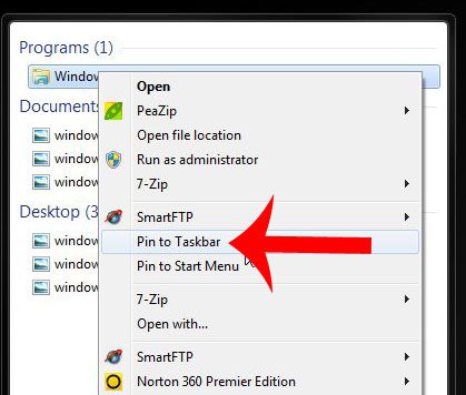 Comment obtenir l'Explorateur Windows dans la barre des tâches de Windows 7 - Geek Global